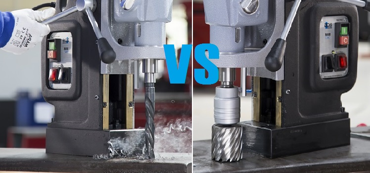 Twist Drilling vs. Annular Cutting – Magnetic Drilling Machines .com